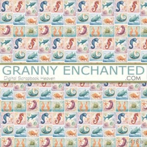 A-416 ai Weird Sea Life Background – Granny Enchanted Designs