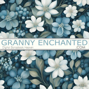 A-439 ai Lilac Border Clipart – Granny Enchanted Designs